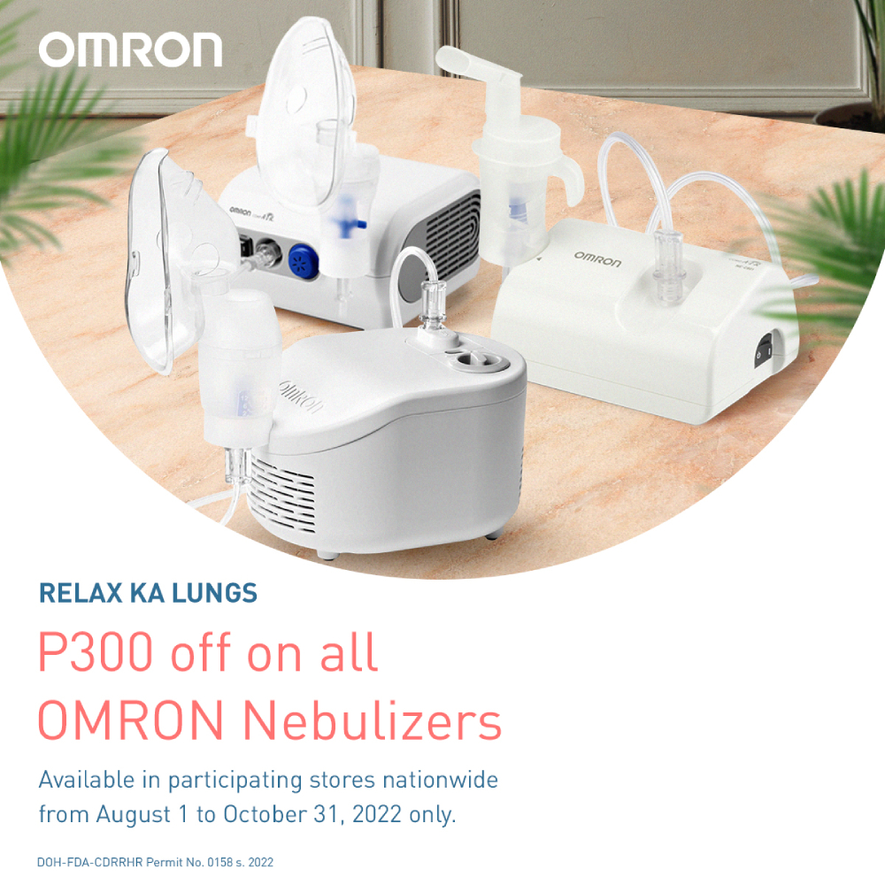 P300 off on all OMRON Nebulizers